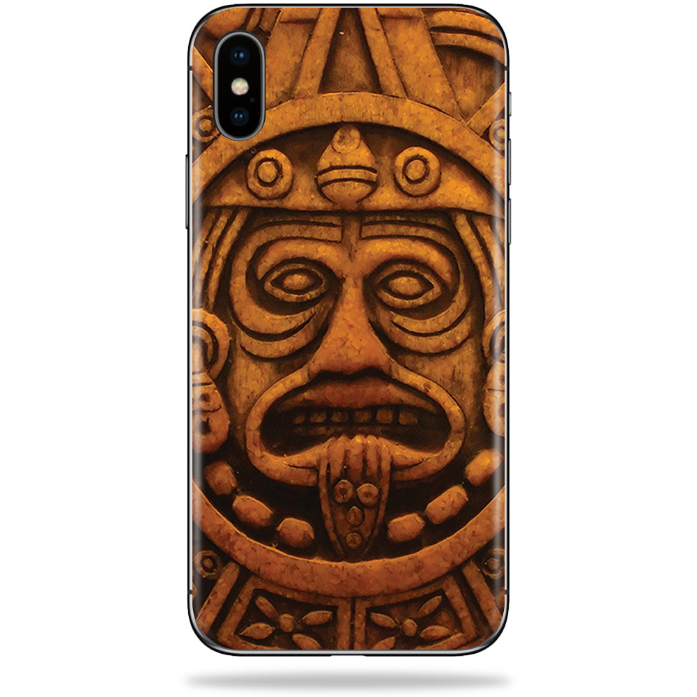 Carved Aztec Skin For Apple iPhone XS — MightySkins