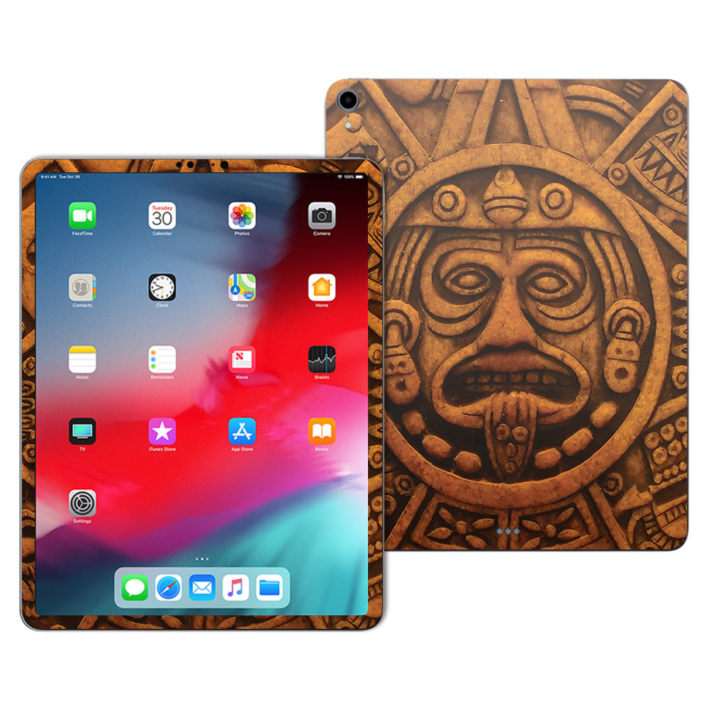 Carved Aztec Skin For Apple iPad Pro 12.9″ (2018) — MightySkins