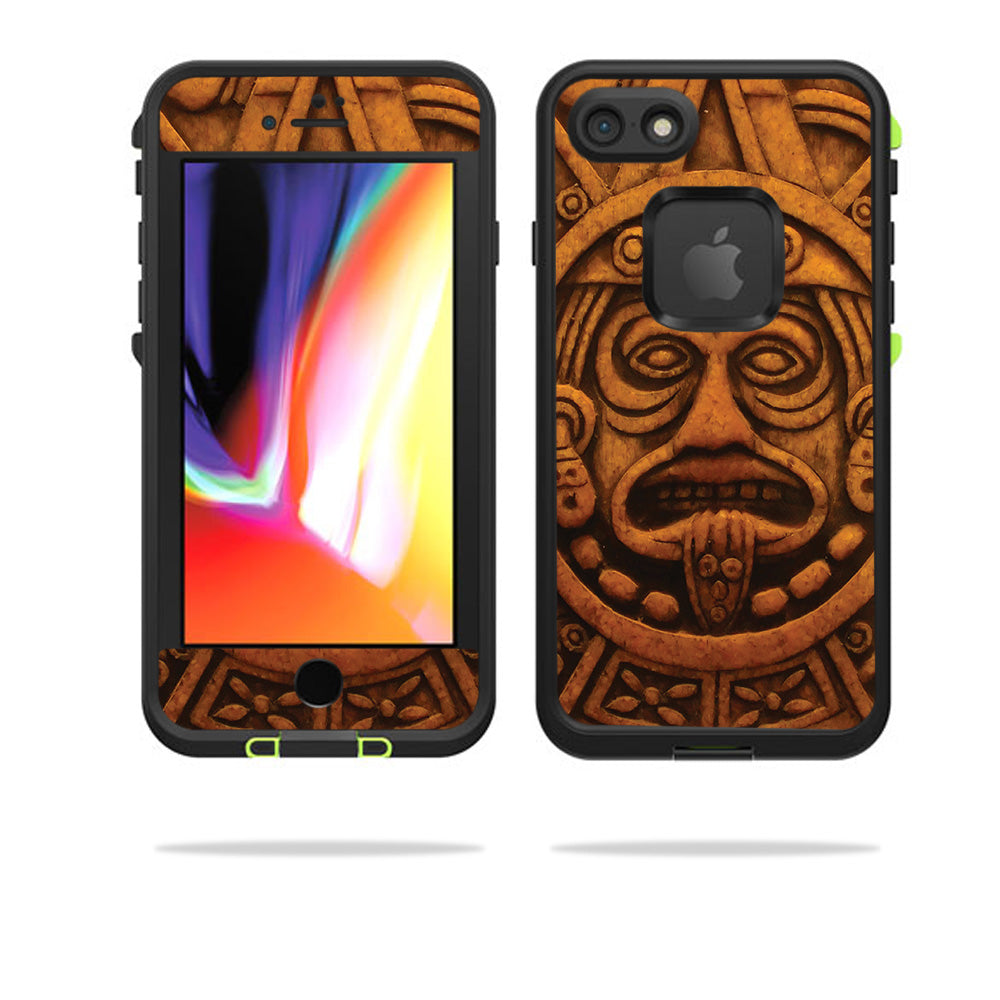 Carved Aztec Skin For LifeProof Fre For iPhone SE (2020) / 7 / 8 or 8 ...