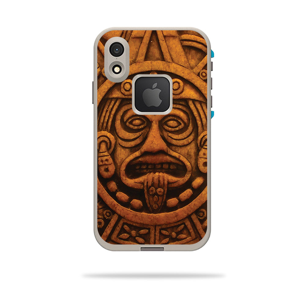Carved Aztec Skin For LifeProof FRE iPhone XR — MightySkins