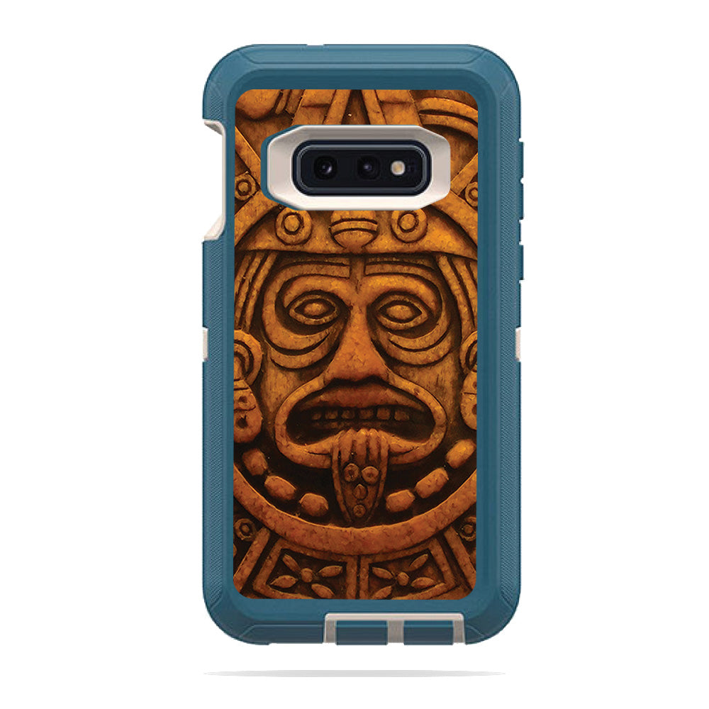Carved Aztec Skin For Otterbox Defender Galaxy 10E — MightySkins