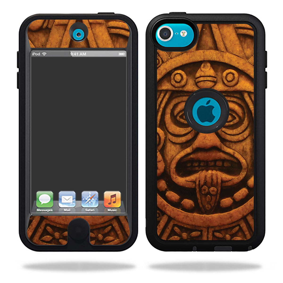 Carved Aztec Skin For OtterBox Defender iPod Touch 5G Case — MightySkins