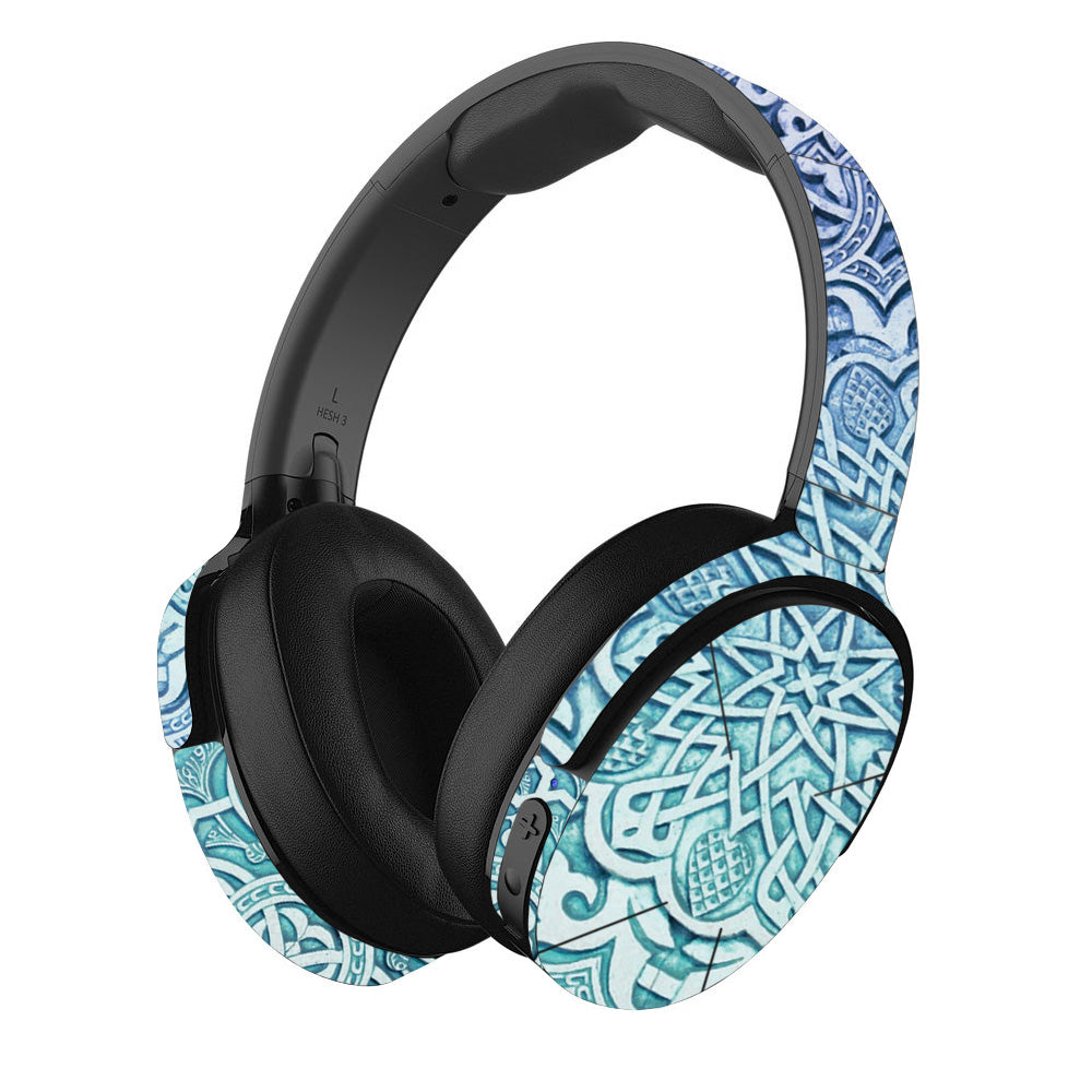Carved Blue Skin For Skullcandy Hesh 3 — MightySkins