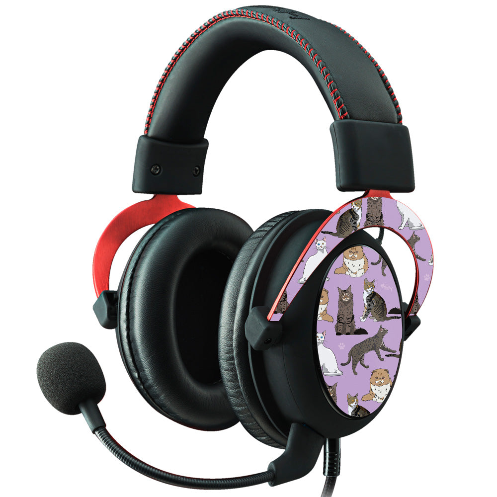 Cat Chaos Skin For Kingston Kingston HyperX Cloud II Gaming Headset ...