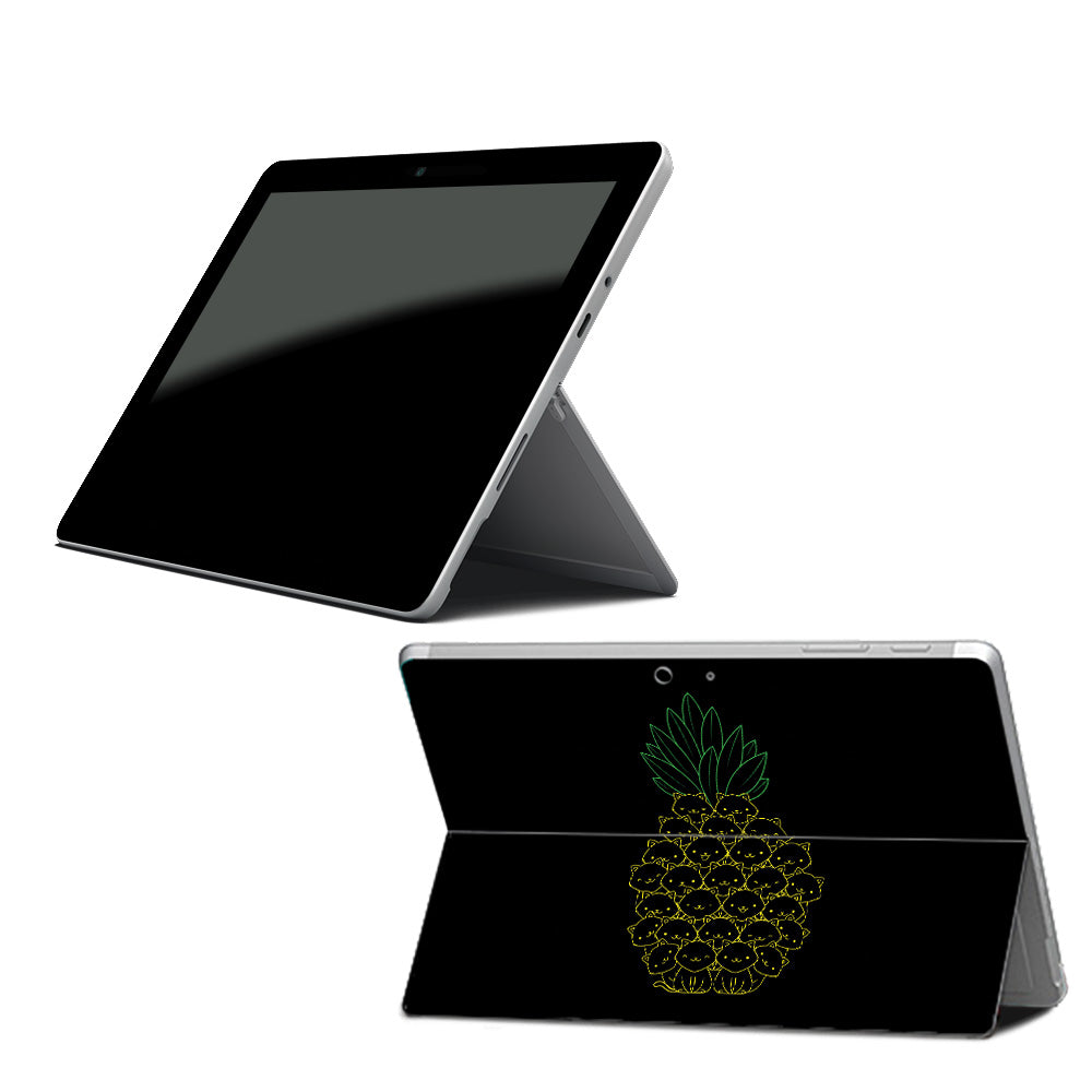 Cat Pineapple Skin For Microsoft Surface Go — MightySkins