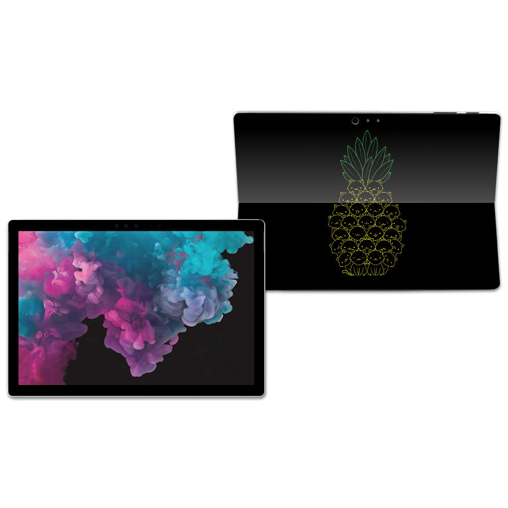 Cat Pineapple Skin For Microsoft Surface Pro 6 — MightySkins