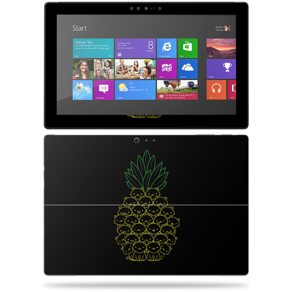 Cat Pineapple Skin For Microsoft Surface Pro — MightySkins
