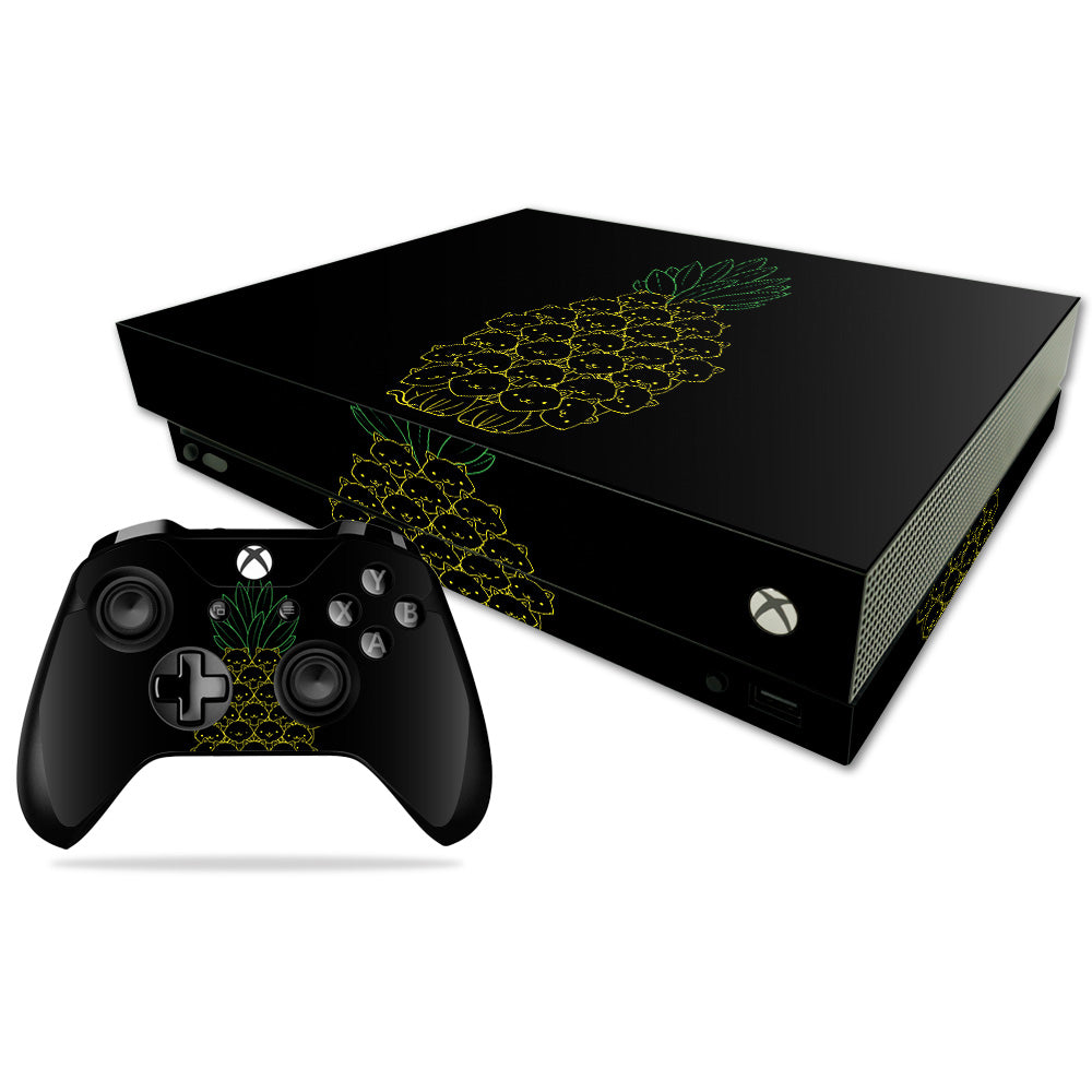 Cat Pineapple Skin For Microsoft Xbox One X — MightySkins