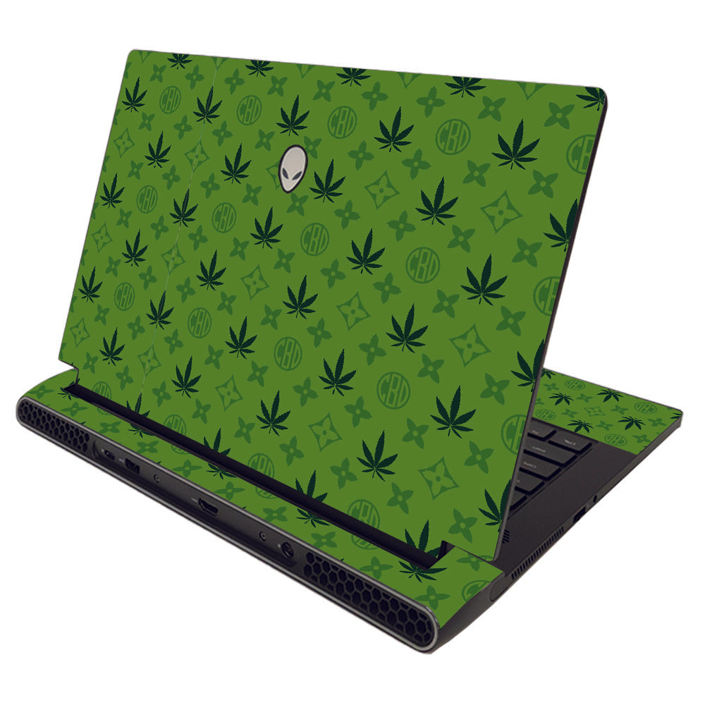 Cbd Green Skin For Alienware M15 R5 & M15 R6 (2021) Laptop — MightySkins