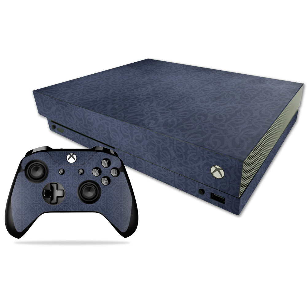 Charcoal Lattice Skin For Microsoft Xbox One X — MightySkins