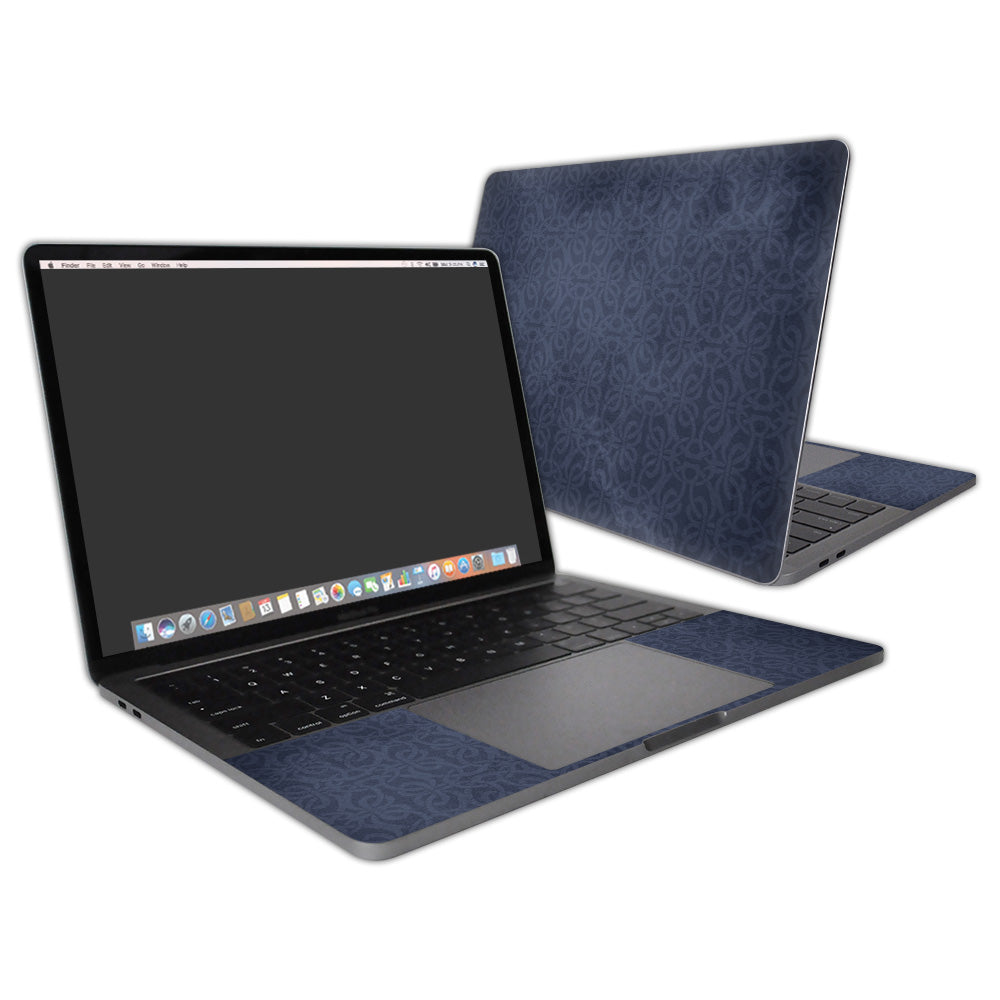 Charcoal Lattice Skin For MacBook Pro 13" (2020 - 2016) Touch Bar ...