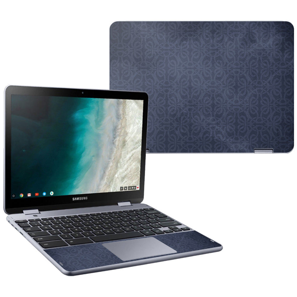 Charcoal Lattice Skin For Chromebook Plus LTE (2018) — MightySkins