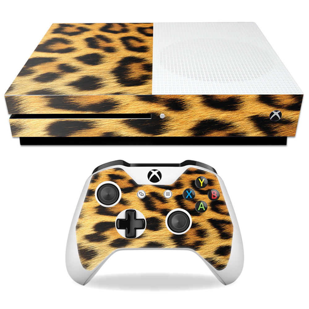 Cheetah Skin For Microsoft Xbox One S — MightySkins