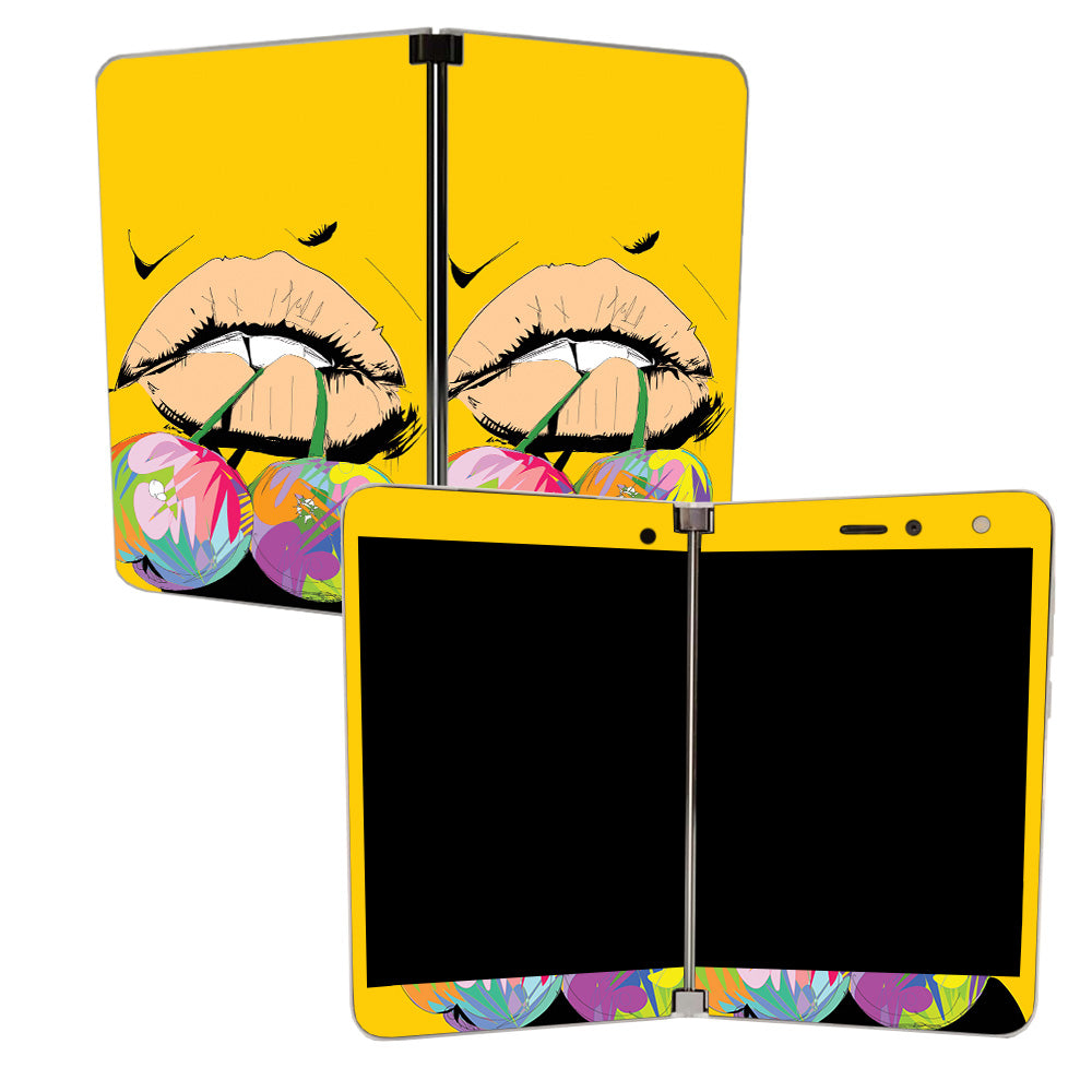 Cherries Skin For Microsoft Surface Duo — MightySkins