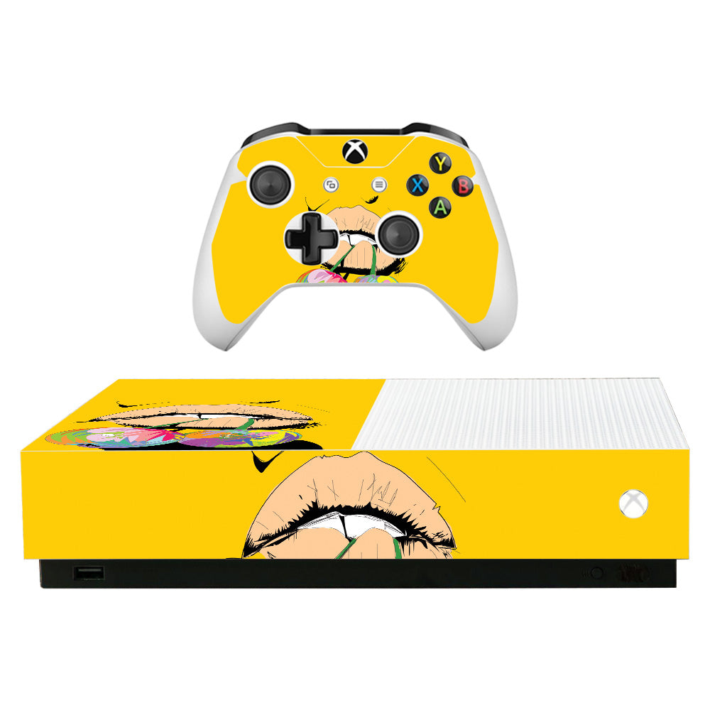 Cherries Skin For Microsoft Xbox One S All-Digital Edition — MightySkins