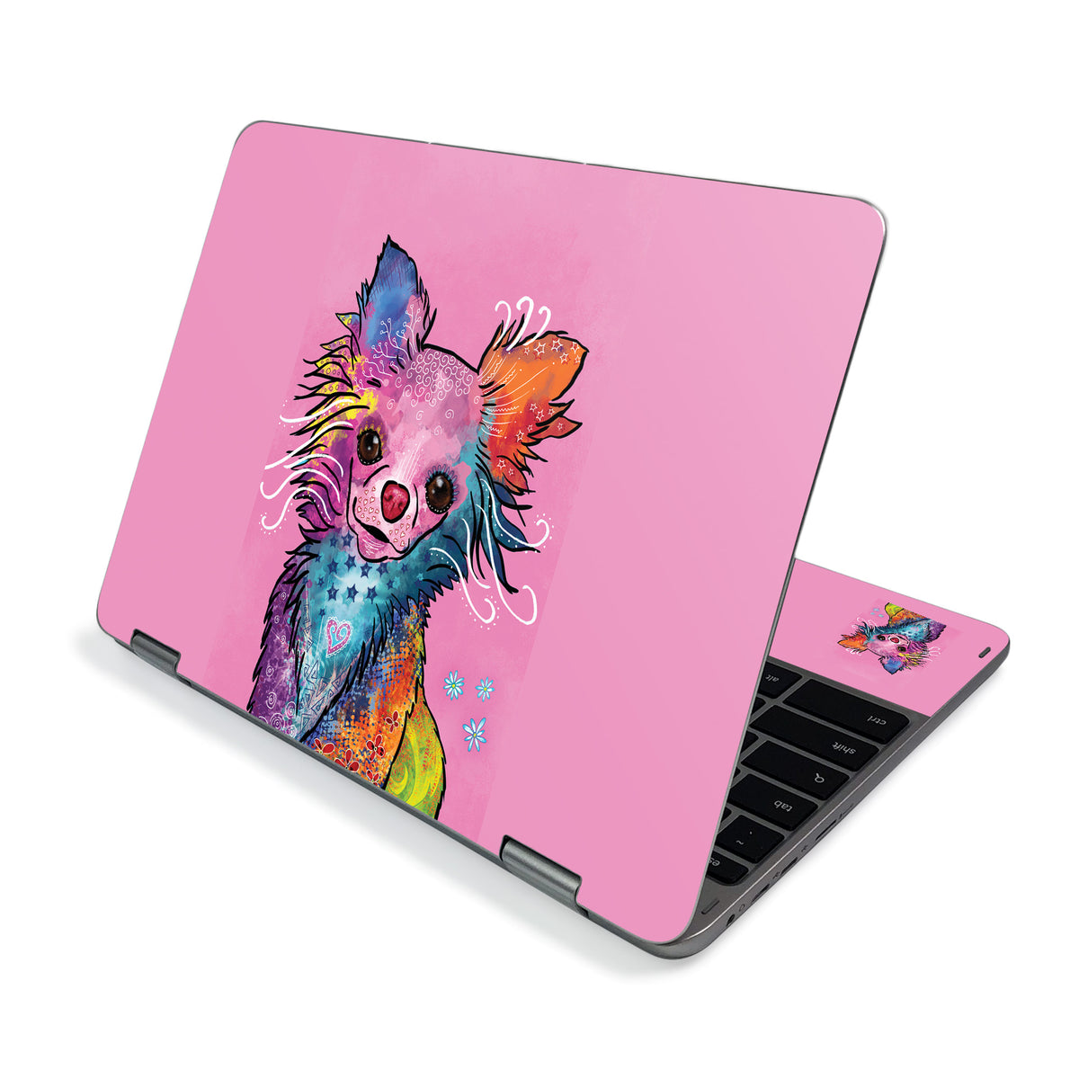 Chihuahua Rainbow Skin For Chromebook Plus V2 12" (2019) — MightySkins
