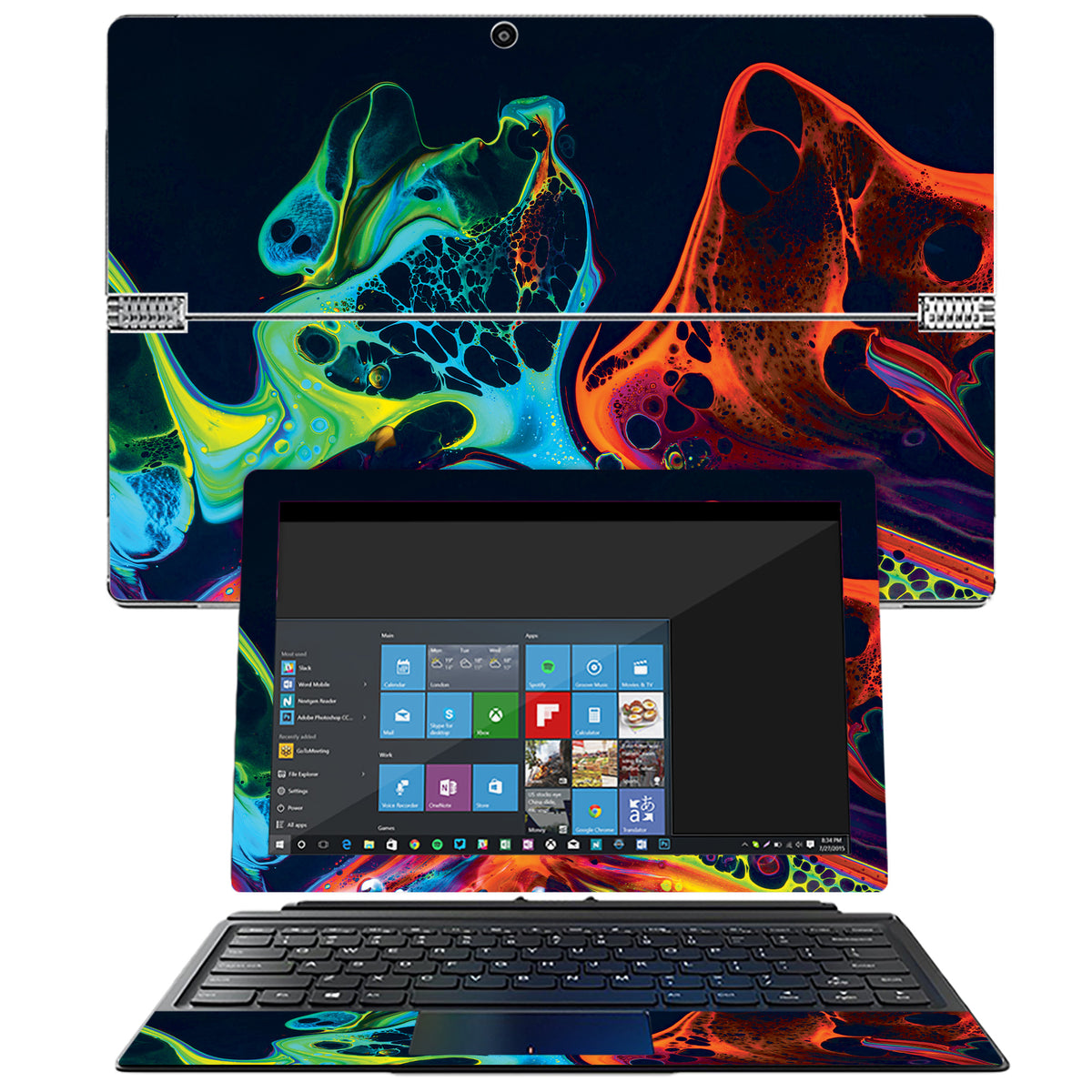 Color Splash Skin For MIIX 510 12.2" — MightySkins