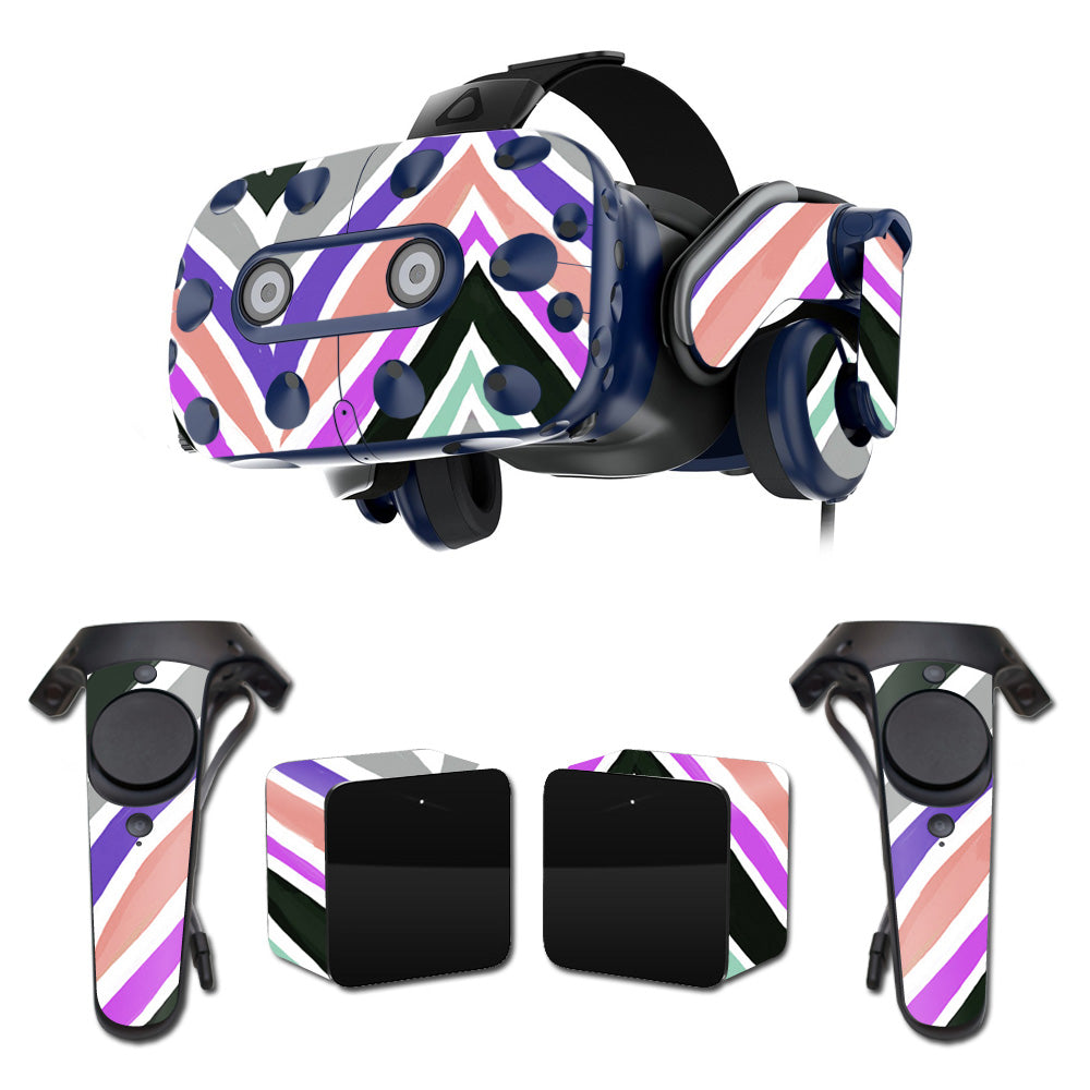 Colorful Chevron Skin For HTC VIVE Pro Full Coverage — MightySkins