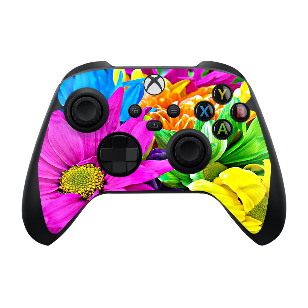 Colorful Flowers Skin For Microsoft XBOX Series X and S Controller ...