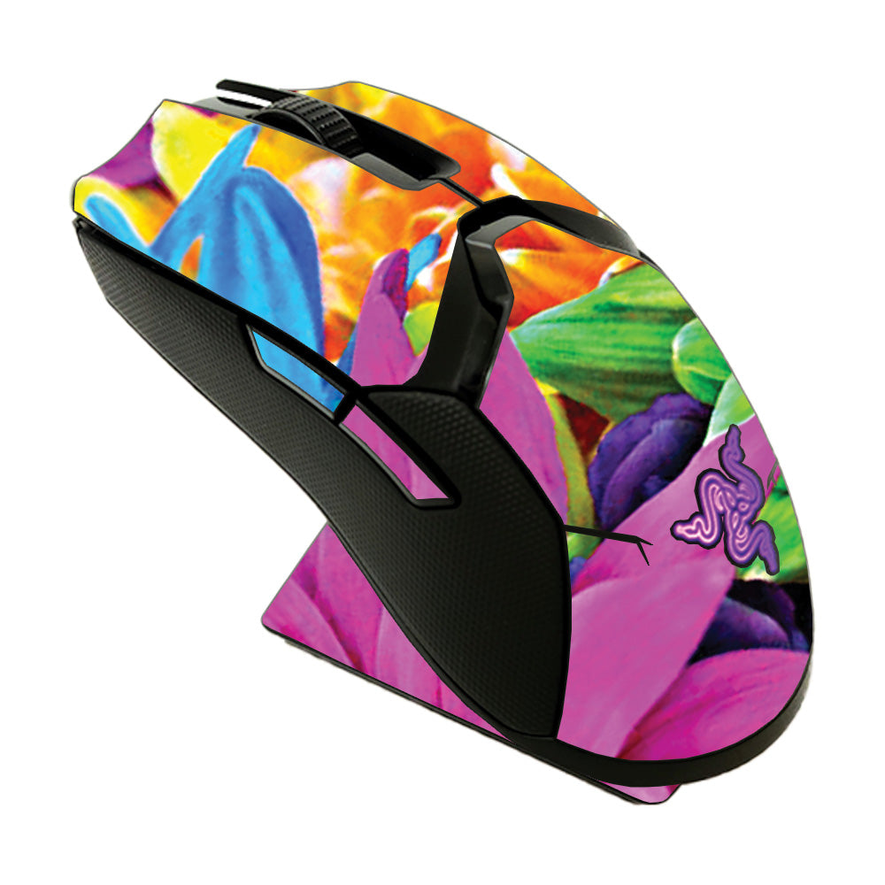 Colorful Flowers Skin For Razer Viper Ultimate — MightySkins