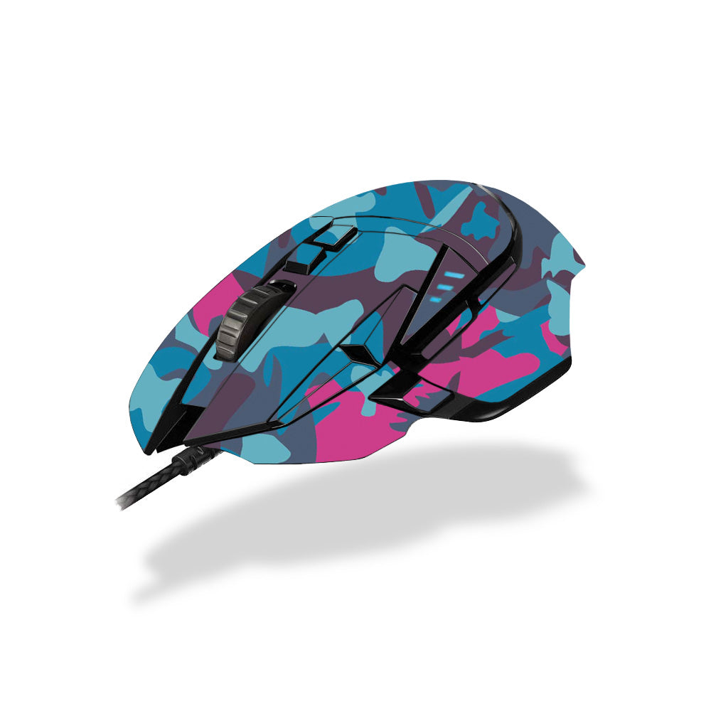Cool Blue Pink Camo Skin For Logitech G502 Hero / Proteus — MightySkins