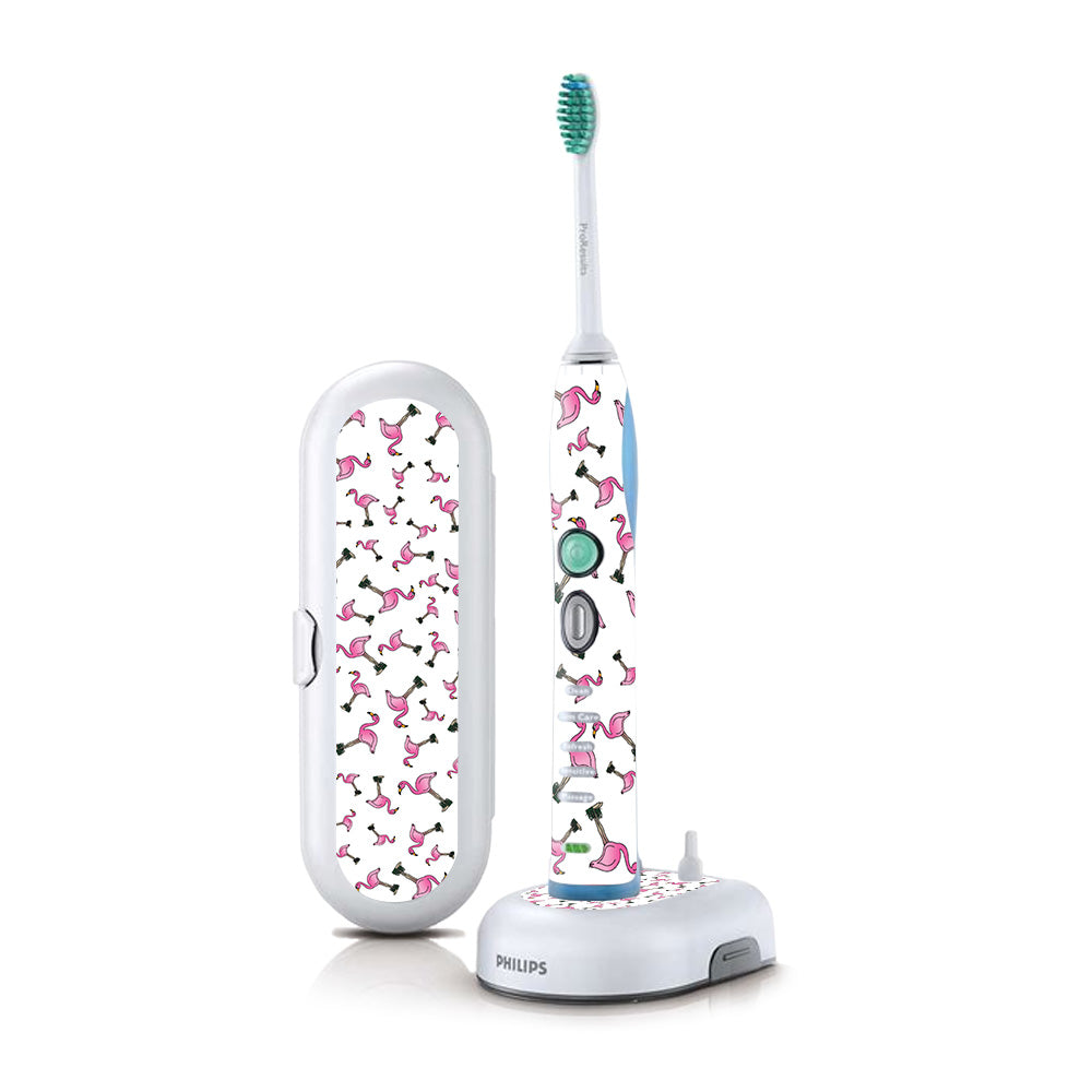 Cool Flamingo Skin For Philips Sonicare 7 Series FlexCare+ — MightySkins