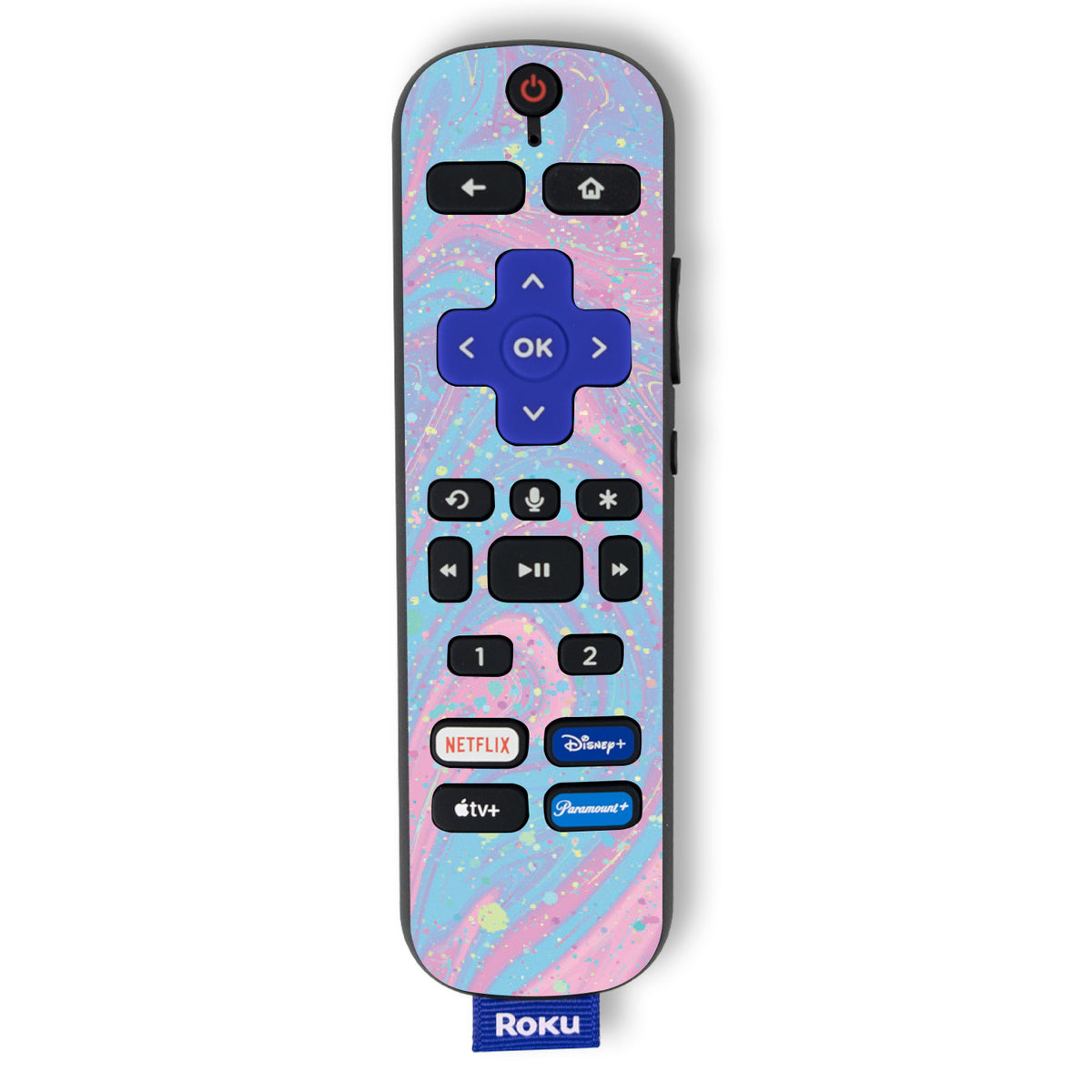 Cotton Candy Swirl Skin For Roku Voice Remote Pro — MightySkins