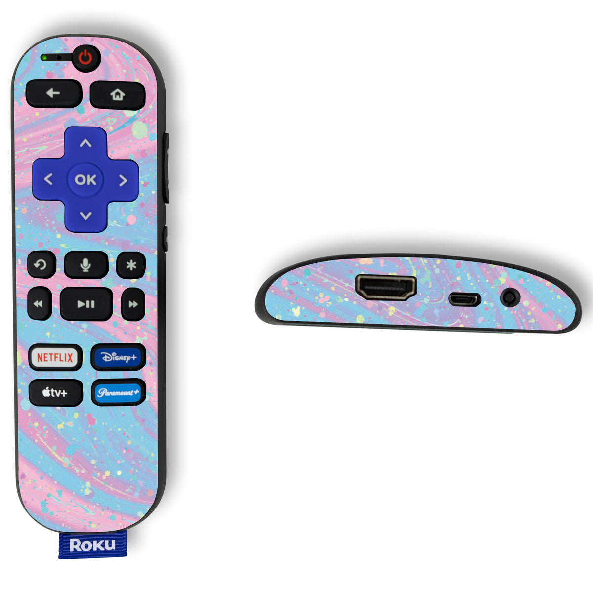 Cotton Candy Swirl Skin For Roku Express 4K+ Model 3941 (2022 ...