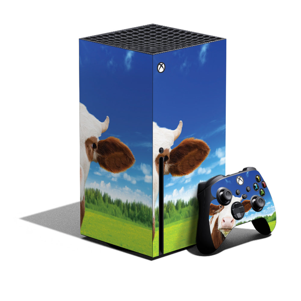 Cow Face Skin For XBOX Series X Bundle — MightySkins