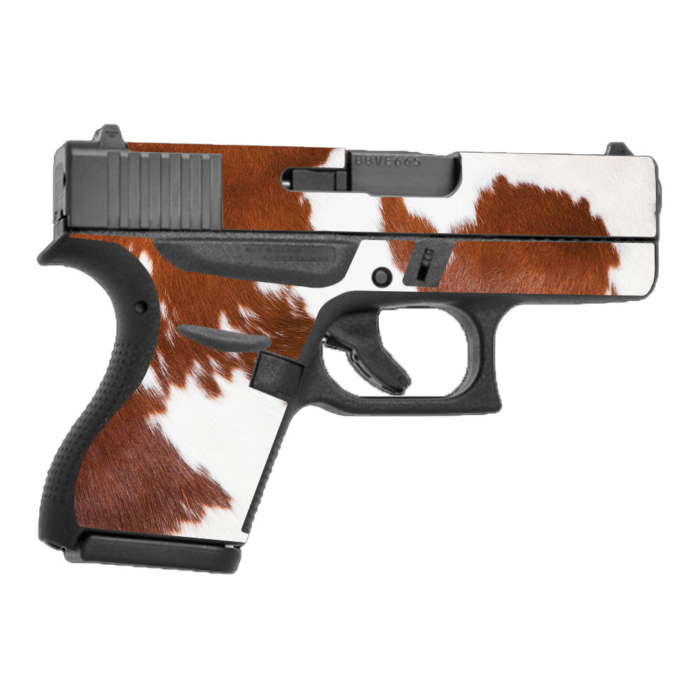 Cow Hide Skin For Glock 43 — MightySkins