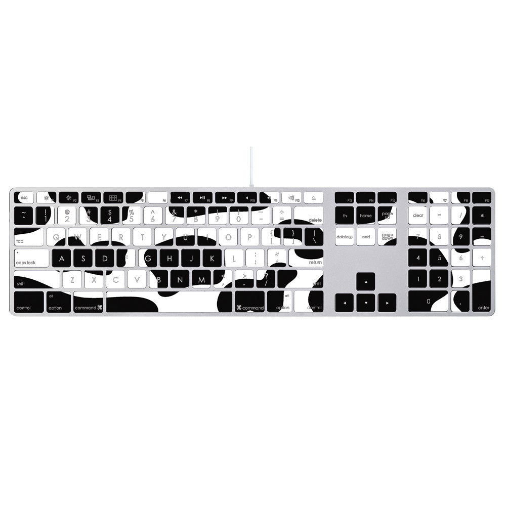Cow Print Skin For Apple Keyboard with Keypad MB110LL/B — MightySkins