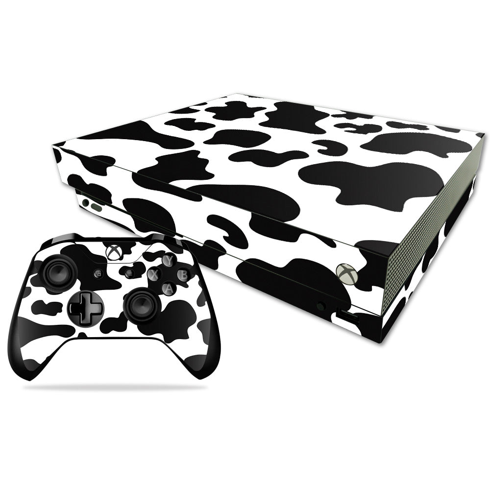 Cow Print Skin For Microsoft Xbox One X — MightySkins