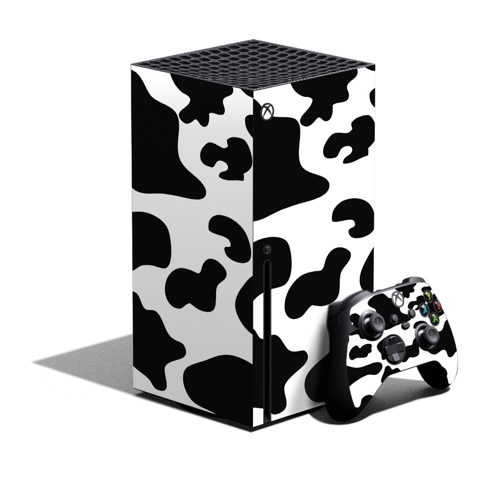 Cow Print Skin For Microsoft XBOX Series X Bundle — MightySkins
