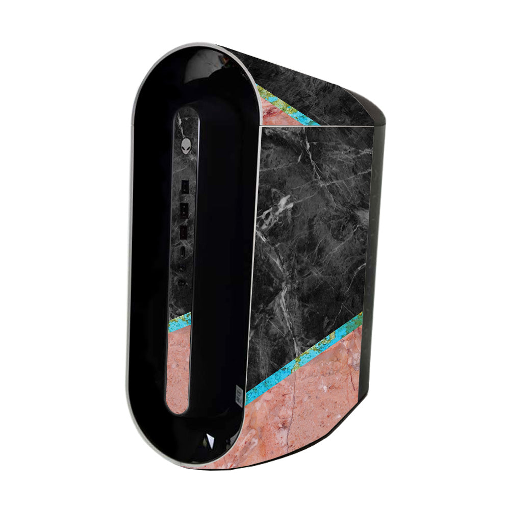 Cut Marble Skin For Alienware Aurora R11 Gaming Desktop — MightySkins