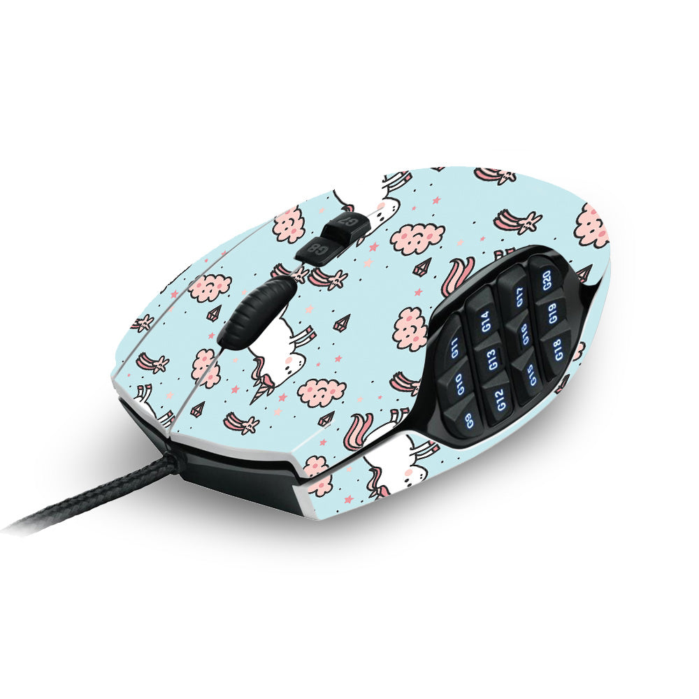 Cute Unicorns Skin For Logitech G600 MMO Gaming Mouse — MightySkins
