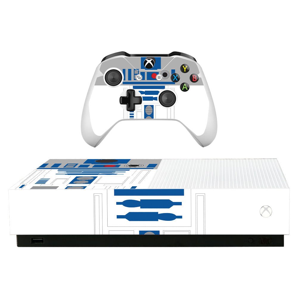 Cyber Bot Skin For Microsoft Xbox One S All-Digital Edition — MightySkins