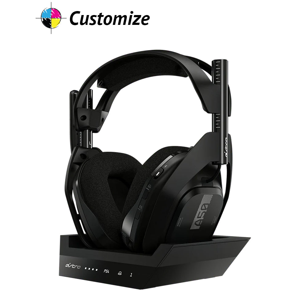 ASTRO A50 (Gen 4) Wireless Headphones + Base Station Custom Wraps & Sk ...
