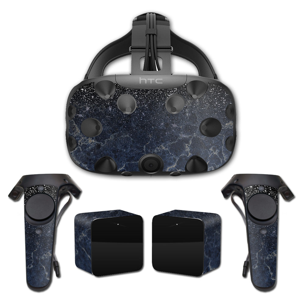 Dark Shimmer Marble Skin For HTC Vive Full Coverage — MightySkins