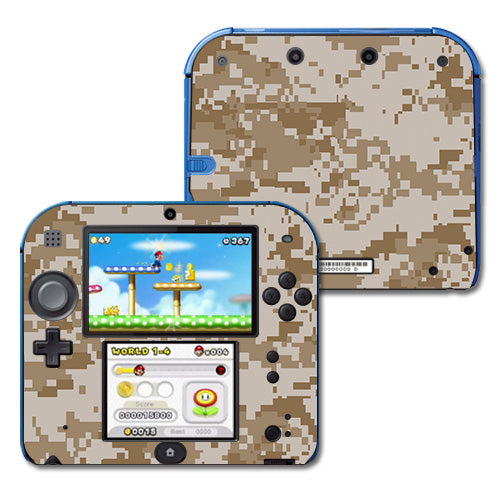 Desert Camo Skin For Nintendo 2DS — MightySkins