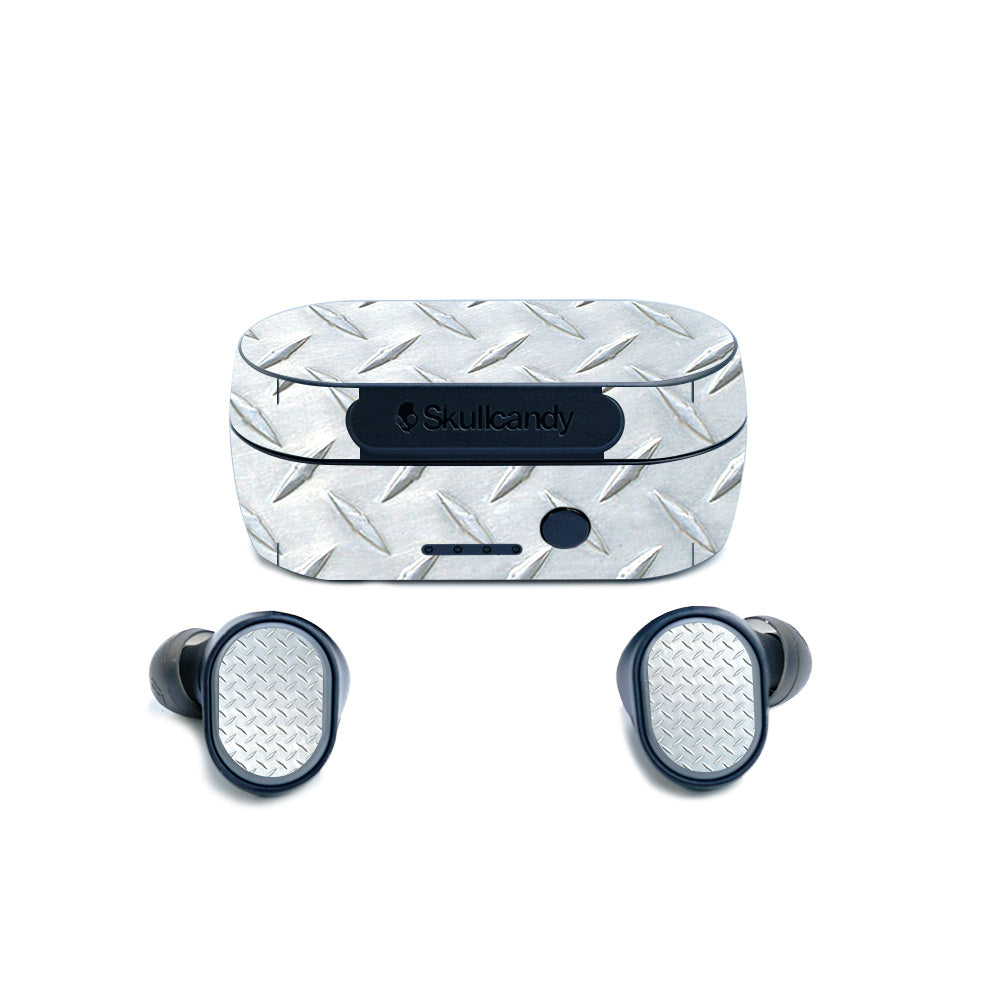 Diamond Plate Skin For SkullCandy Sesh True Wireless Earbuds — MightySkins