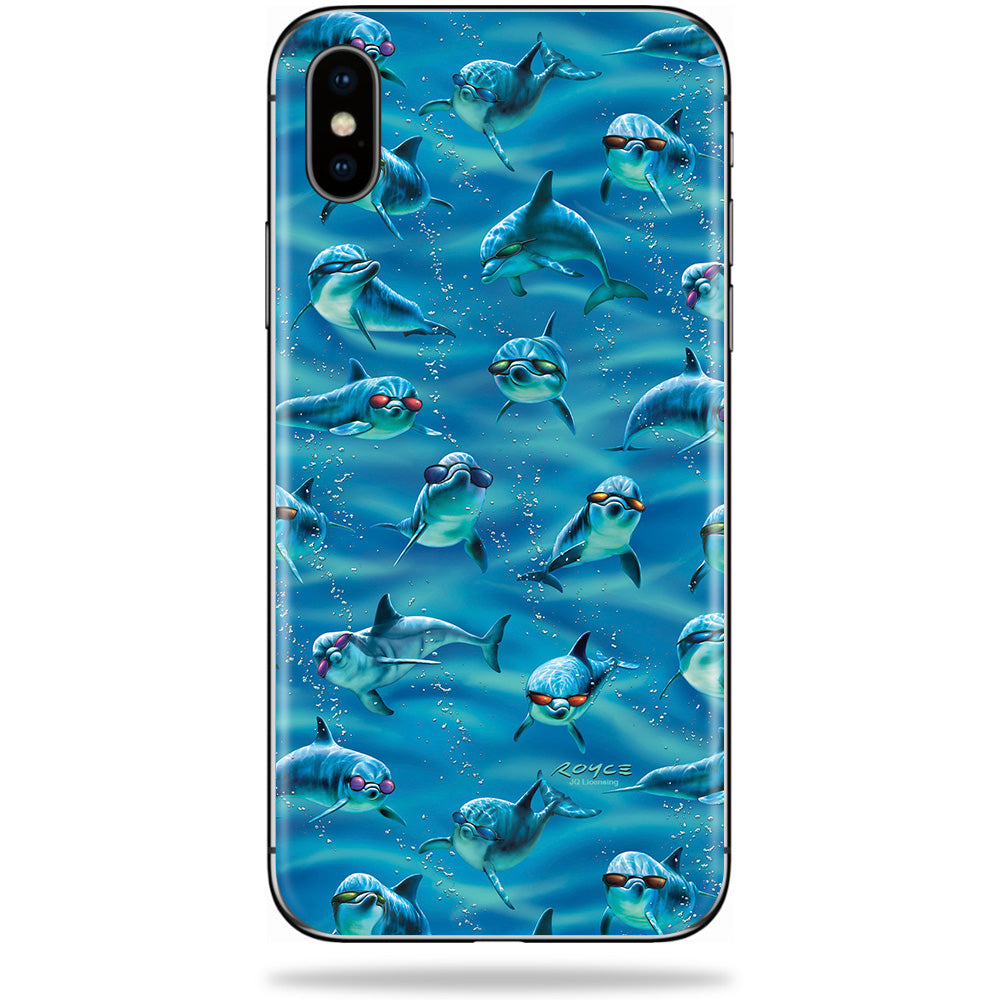 Dolphin Gang Skin For Apple iPhone X — MightySkins