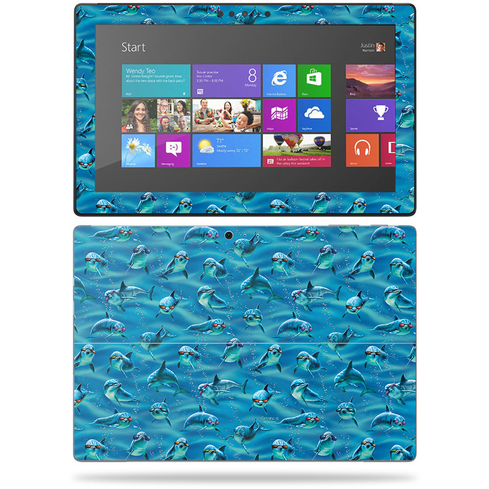 Dolphin Gang Skin For Microsoft Surface Pro — MightySkins
