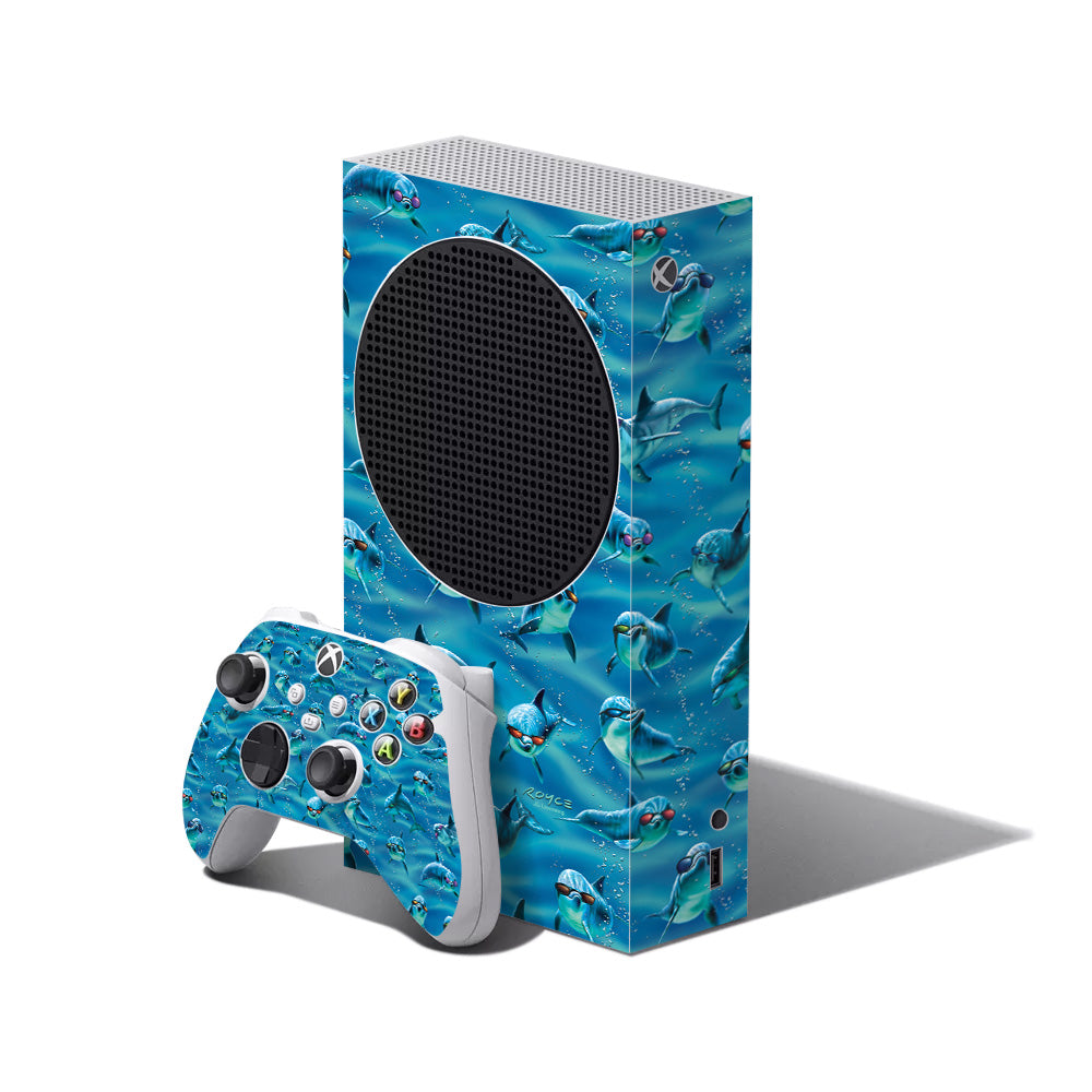 Dolphin Gang Skin For Microsoft XBOX Series S Bundle — MightySkins