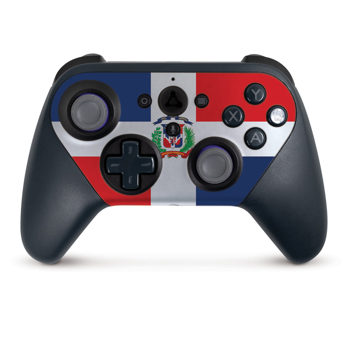 Dominican Flag Skin For Amazon Luna Controller — MightySkins