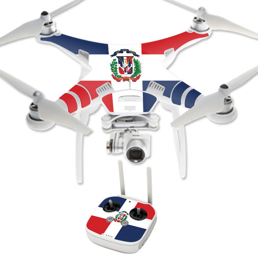Dominican Flag Skin For DJI Phantom 3 Professional — MightySkins