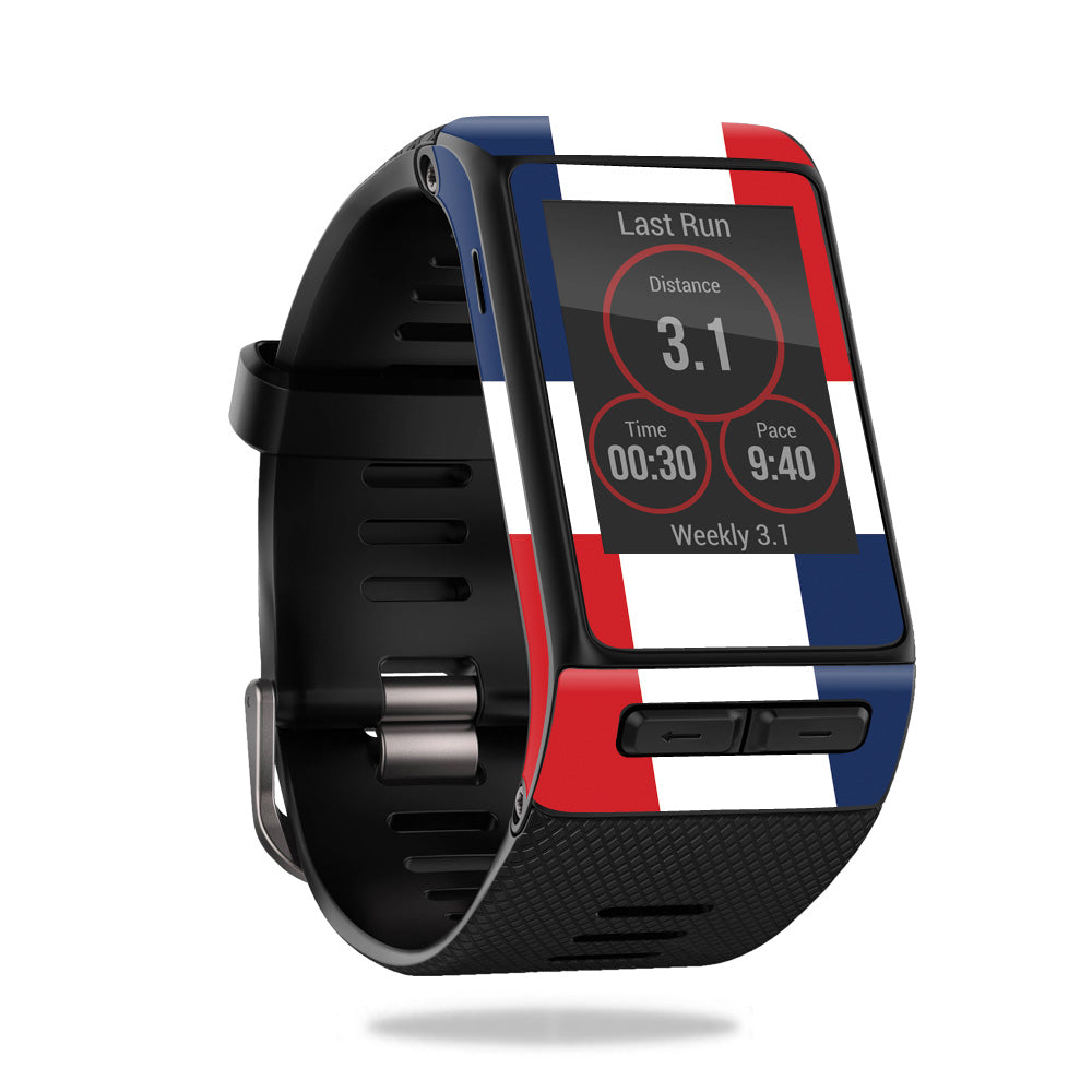 Dominican Flag Skin For Garmin Vivoactive HR — MightySkins