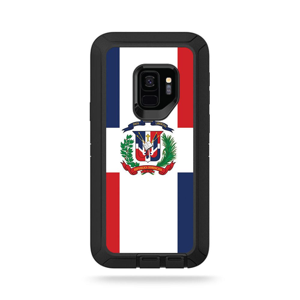 Dominican Flag Skin For OtterBox Defender S9 — MightySkins