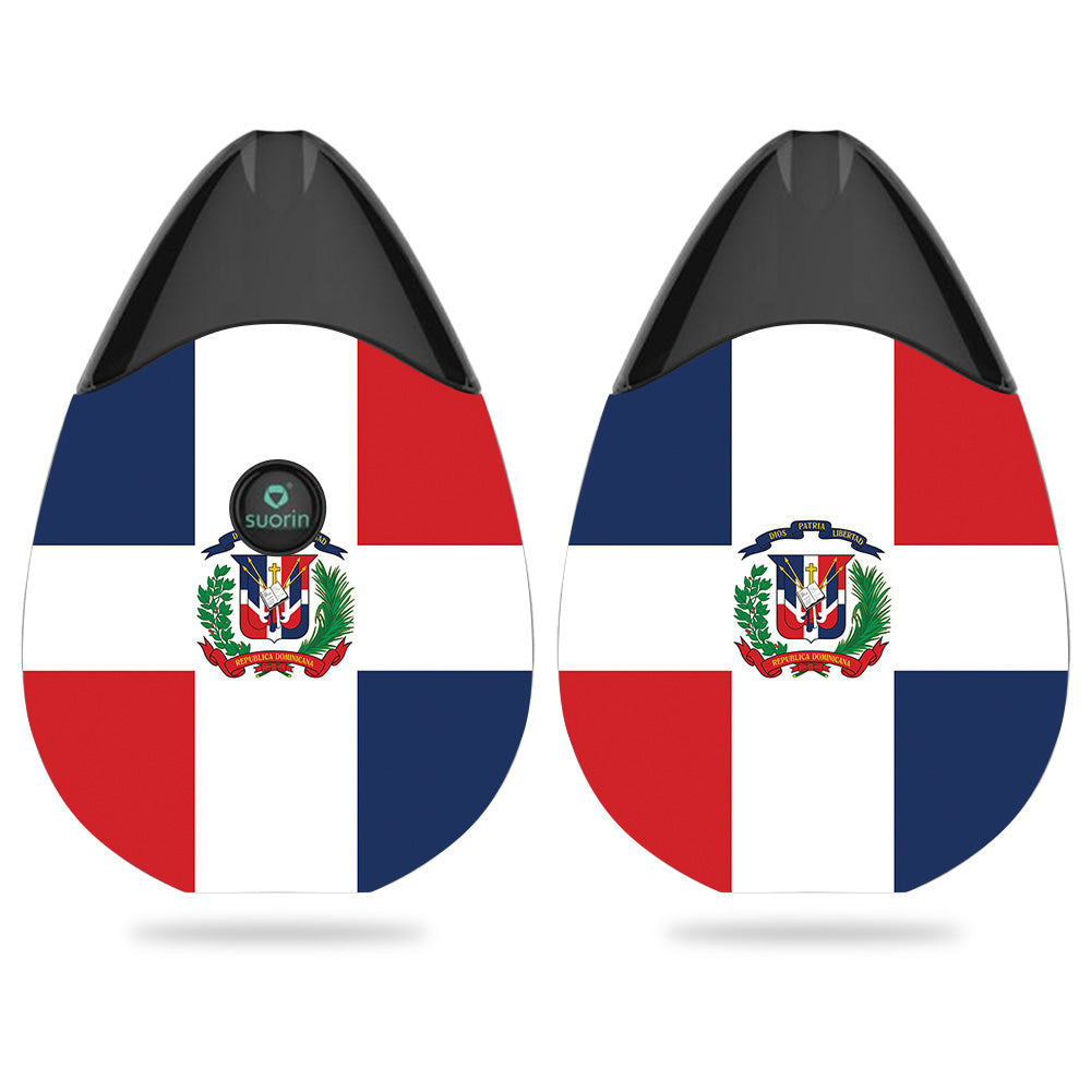 Dominican Flag Skin For Suorin Drop — MightySkins