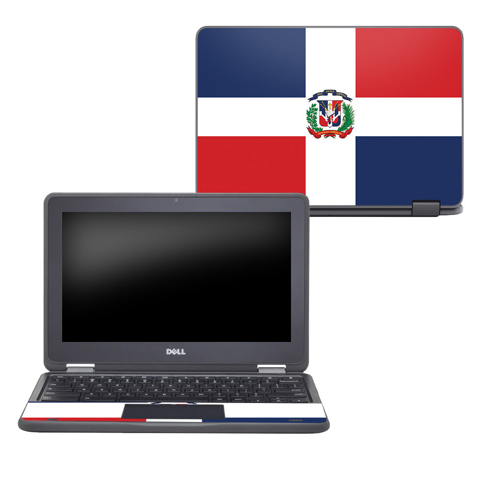 Dominican Flag Skin For Chromebook 11" 3189 — MightySkins