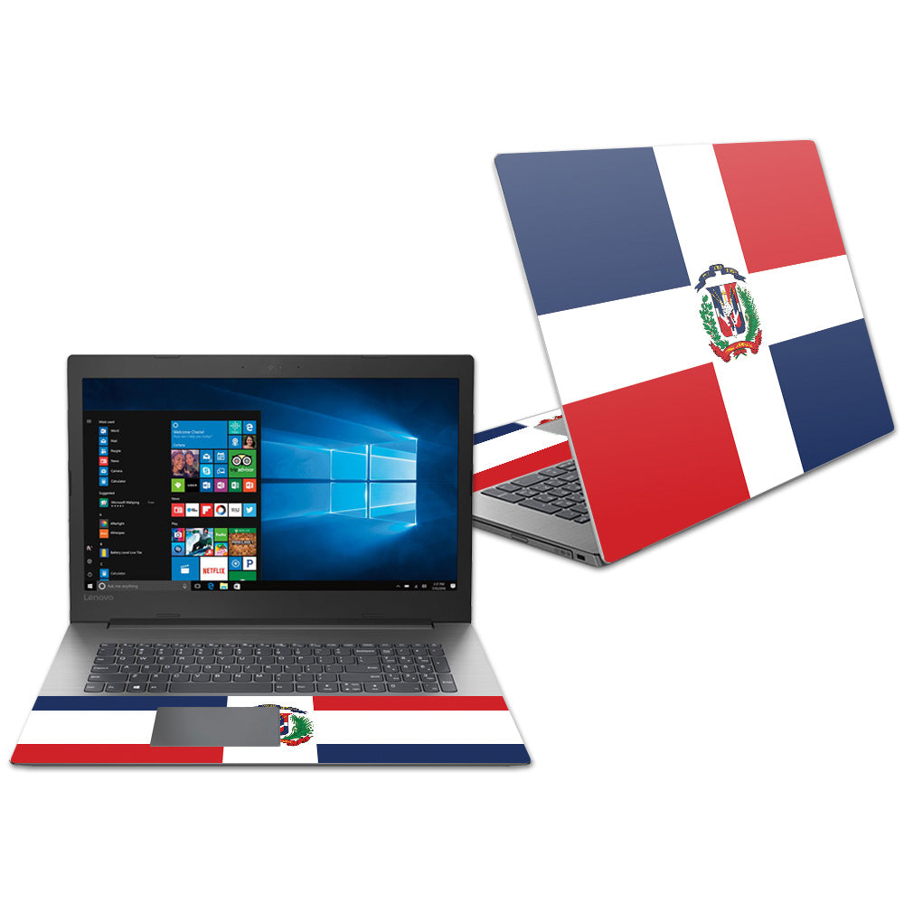 Dominican Flag Skin For Ideapad 330 17" (2018) — MightySkins